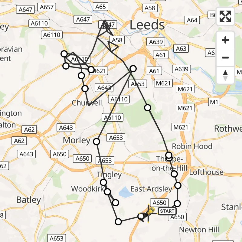 Police Helicopter to East Ardsley, Stoney Lane | 6 March 2026 18:26 ...
