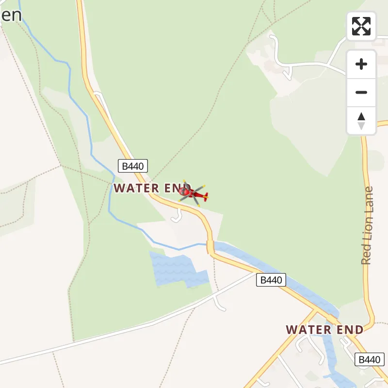 Air Ambulance Helicopter to Great Gaddesden, Leighton Buzzard Road | 11 ...