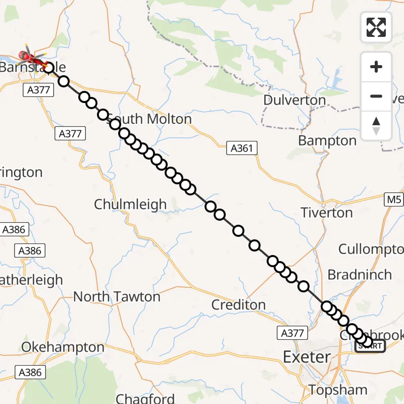 Air Ambulance Helicopter on its way from Exeter International Airport ...