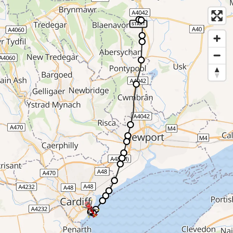 Air Ambulance Helicopter on its way from Llanover | 10 May 2026 10:16 ...