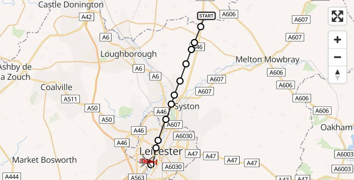 Air Ambulance Helicopter on its way from Rushcliffe | 10 May 2026 11:06 ...