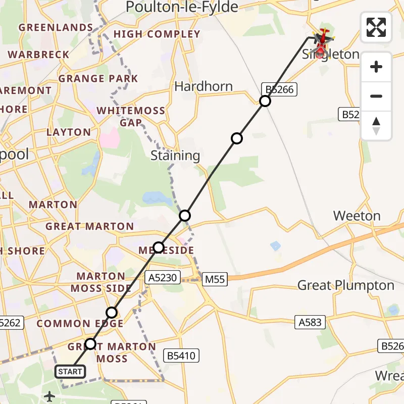 Air Ambulance Helicopter on its way from Blackpool Airport | 10 May ...