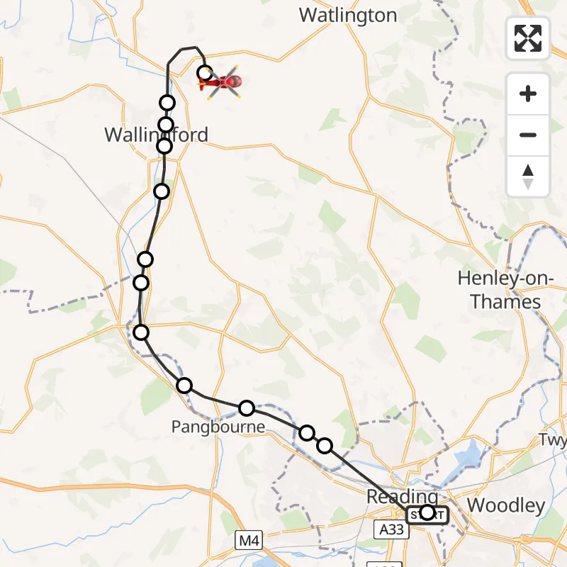 Air Ambulance Helicopter to RAF Benson | 22 May 2026 16:45 ...