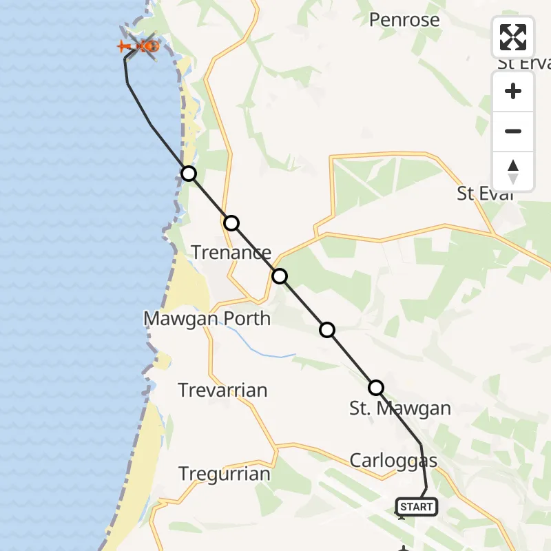 Coastguard Helicopter on its way from Cornwall Airport Newquay | 26 May ...