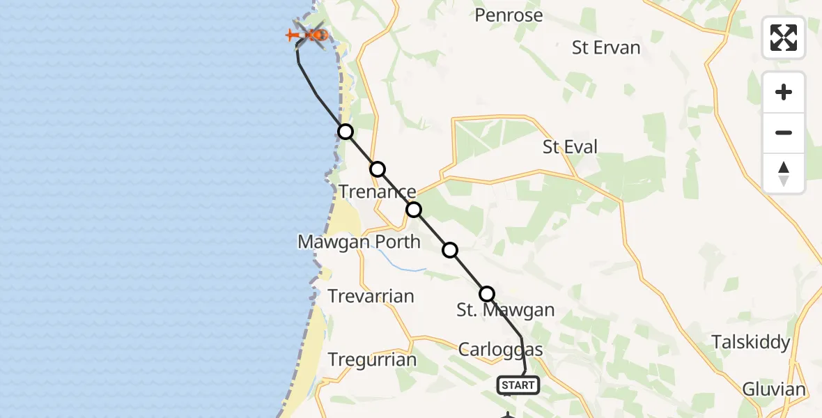 Coastguard Helicopter on its way from Cornwall Airport Newquay | 26 May ...