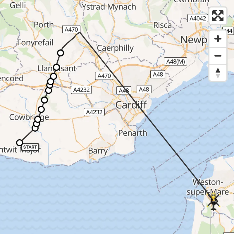 Police Helicopter on its way from MOD St Athan | 26 May 2026 20:21 ...