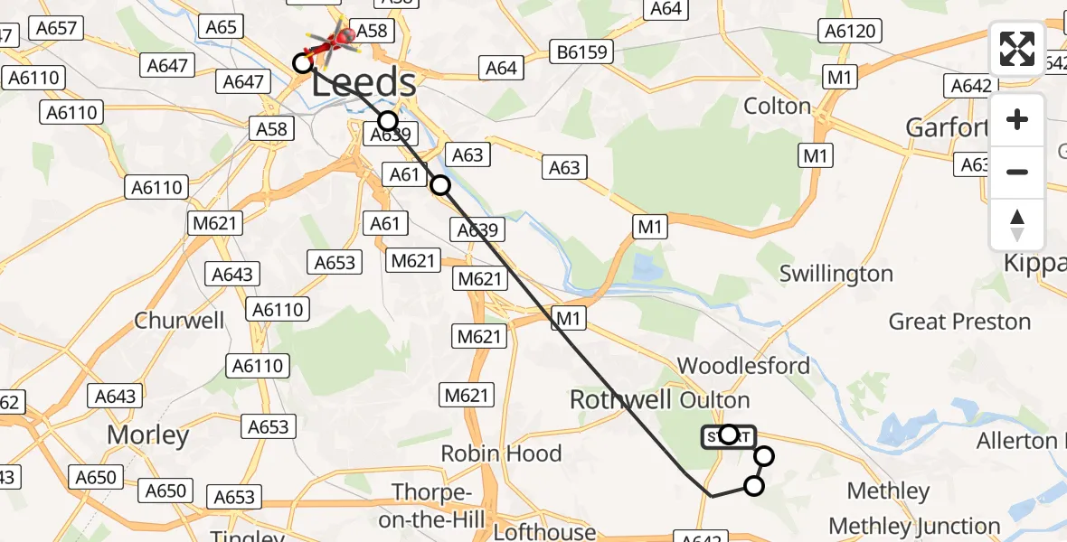 Air Ambulance Helicopter on its way from Oulton | 26 May 2026 20:49 ...