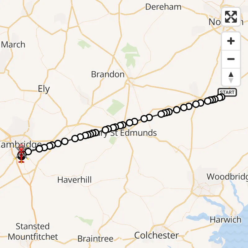 Air Ambulance Helicopter on its way from Weybread | 26 May 2026 22:42 ...