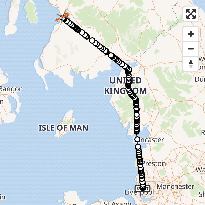 Coastguard Helicopter on its way from Fazakerley | 27 May 2026 2:37 ...
