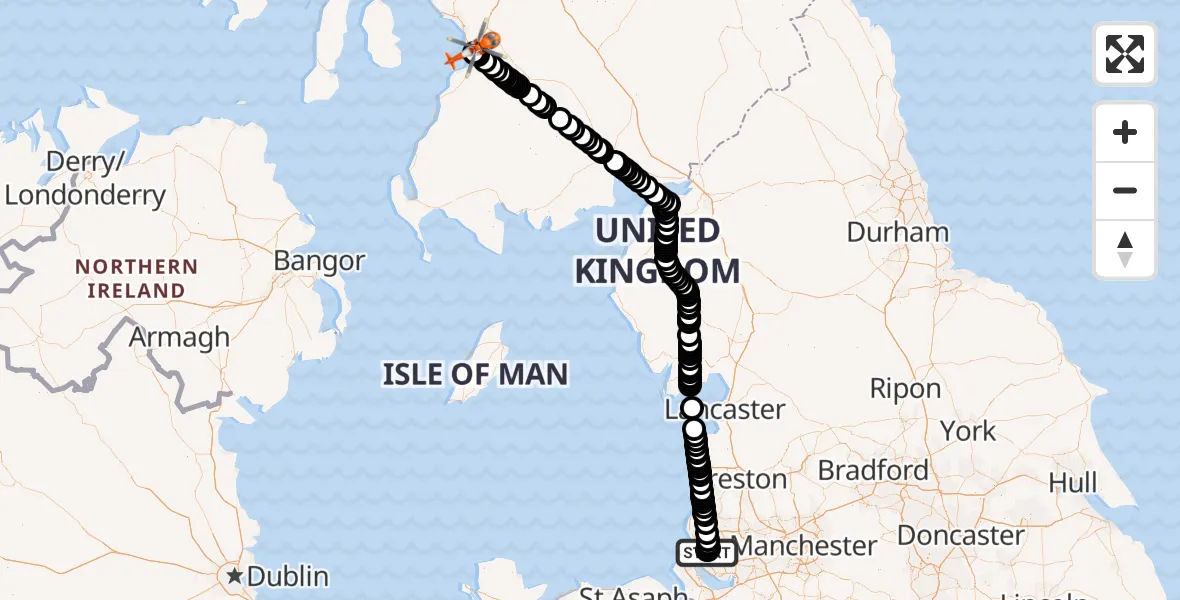 Coastguard Helicopter on its way from Fazakerley | 27 May 2026 2:37 ...