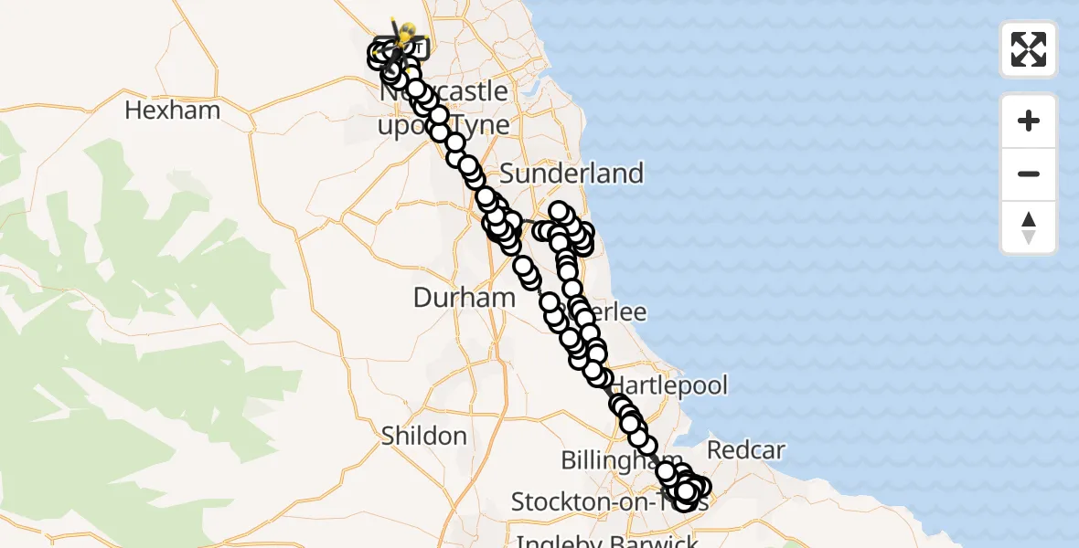Police Helicopter on its way from Newcastle International Airport | 27 ...
