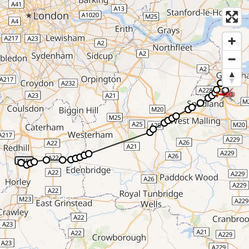 Air Ambulance Helicopter on its way from Redhill Aerodrome | 29 May ...