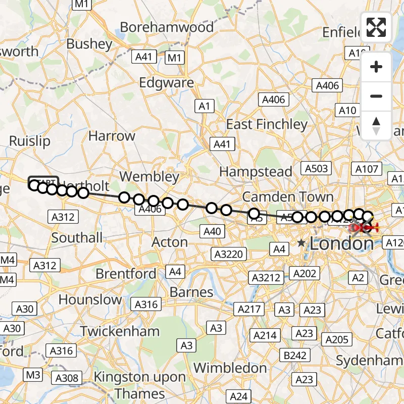 Air Ambulance Helicopter on its way from RAF Northolt | 31 May 2026 8: ...