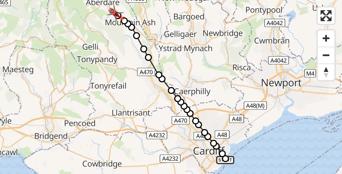 Air Ambulance Helicopter on its way from Cardiff Heliport | 31 May 2026 ...