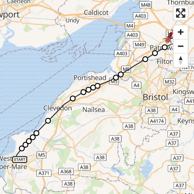 Air Ambulance Helicopter on its way from Weston-super-Mare | 31 May ...