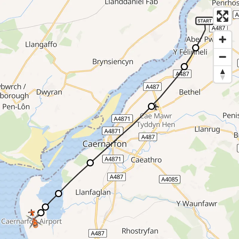 Coastguard Helicopter on its way from Aber Pwll | 31 May 2026 22:28 ...