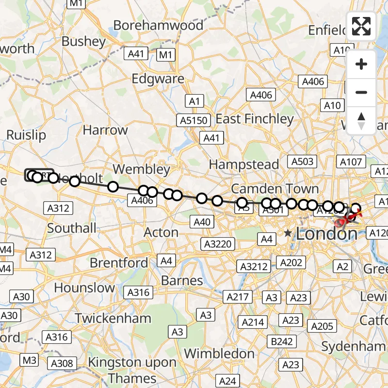 Air Ambulance Helicopter on its way from RAF Northolt | 1 June 2026 8: ...