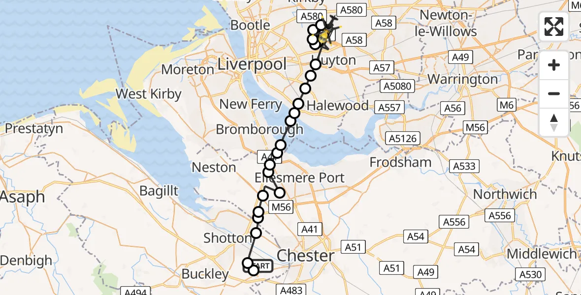 Police Helicopter on its way from Hawarden Airport | 1 June 2026 17:37 ...