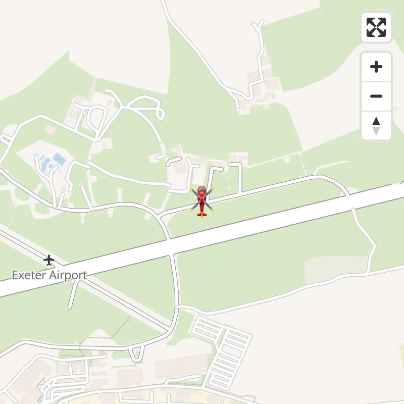 Air Ambulance Helicopter to Exeter International Airport | 6 June 2026 ...