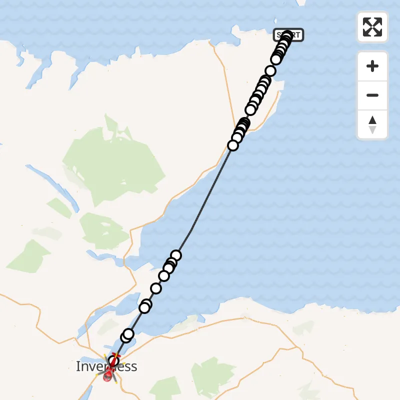 Air Ambulance Helicopter on its way from Stacks of Duncansby | 7 June ...