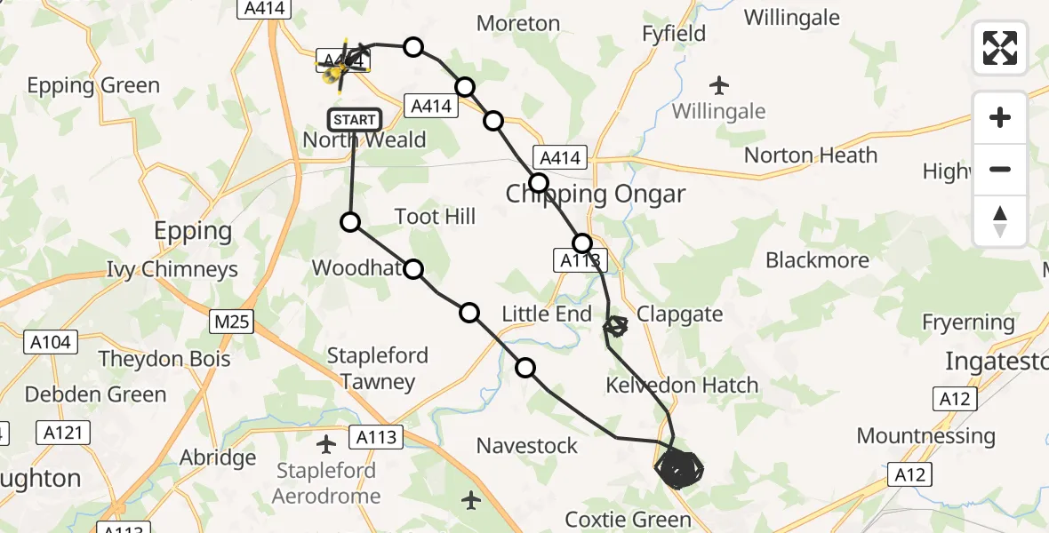 Police Helicopter on its way from North Weald Airfield | 7 June 2026 19 ...