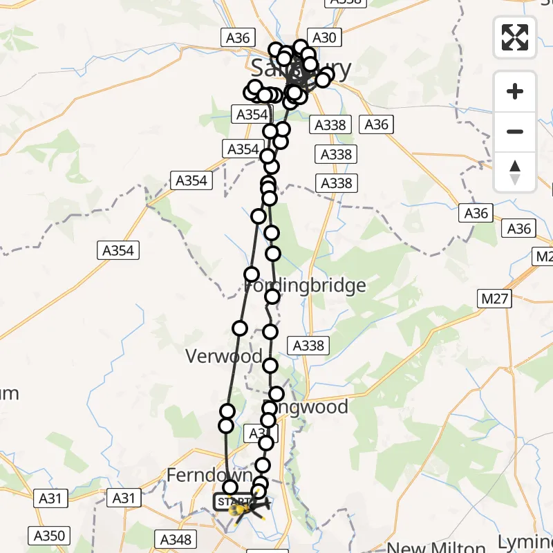 Police Helicopter on its way from Parley Cross | 7 June 2026 20:23 ...