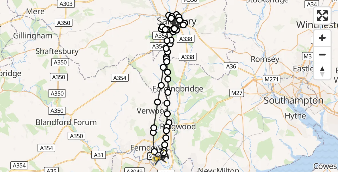 Police Helicopter on its way from Parley Cross | 7 June 2026 20:23 ...