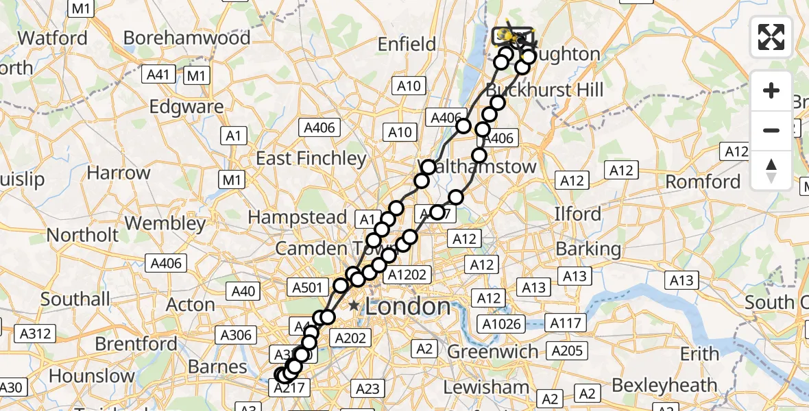 Police Helicopter on its way from Metropolitan Police Air Support Unit ...