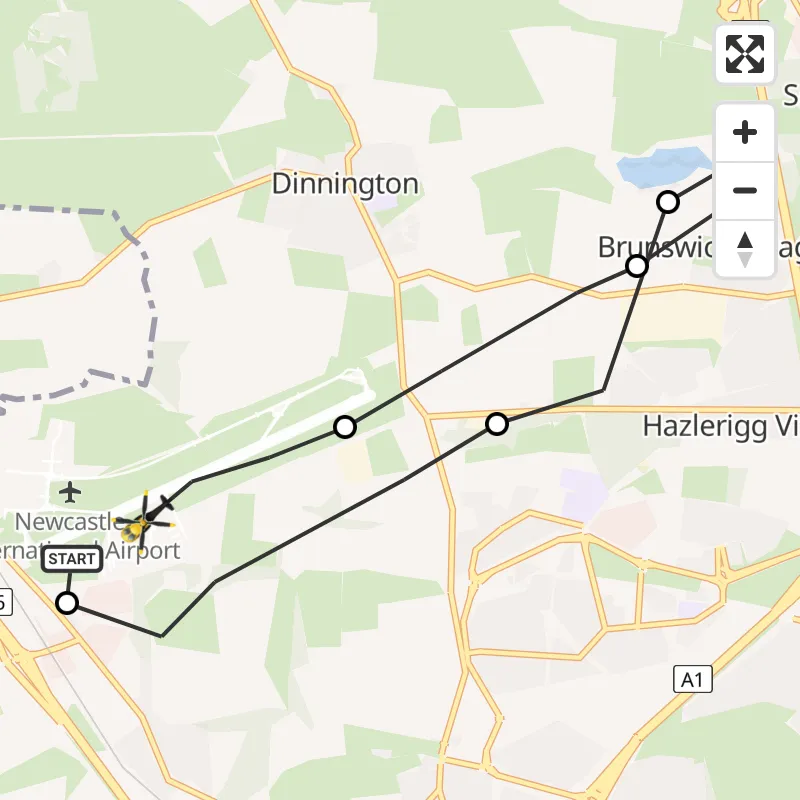 Police Helicopter on its way from Newcastle International Airport | 7 ...