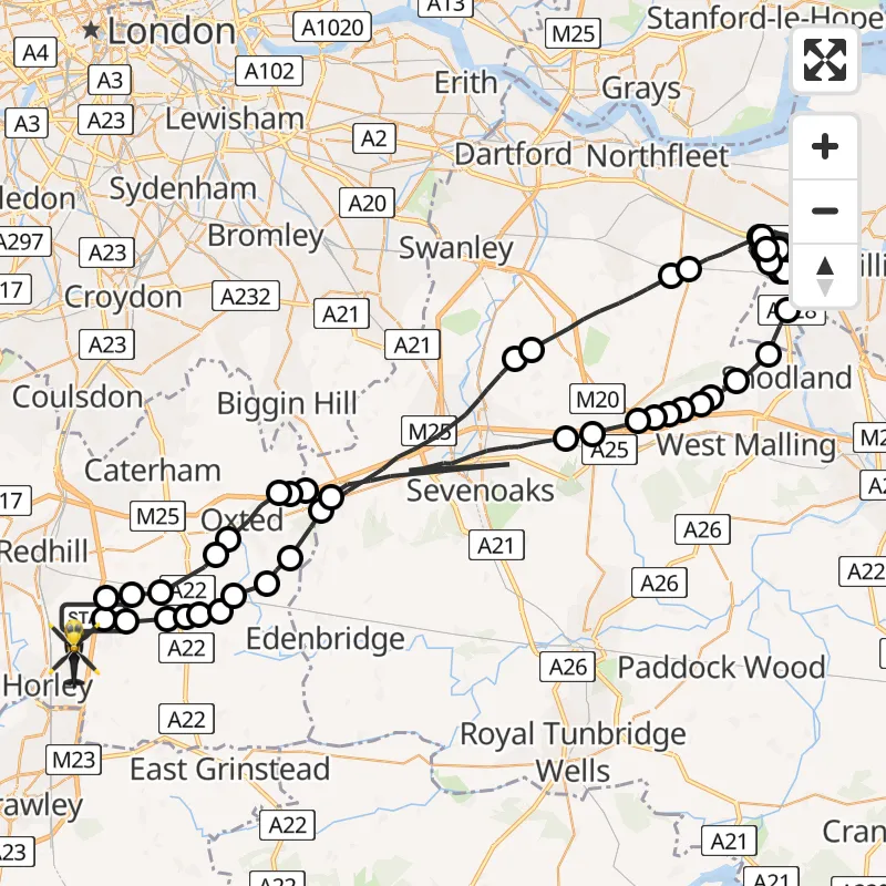 Police Helicopter on its way from South Nutfield | 8 June 2026 0:09 ...