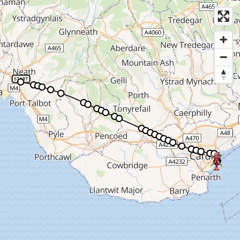 Air Ambulance Helicopter on its way from Neath | 8 June 2026 21:37 ...