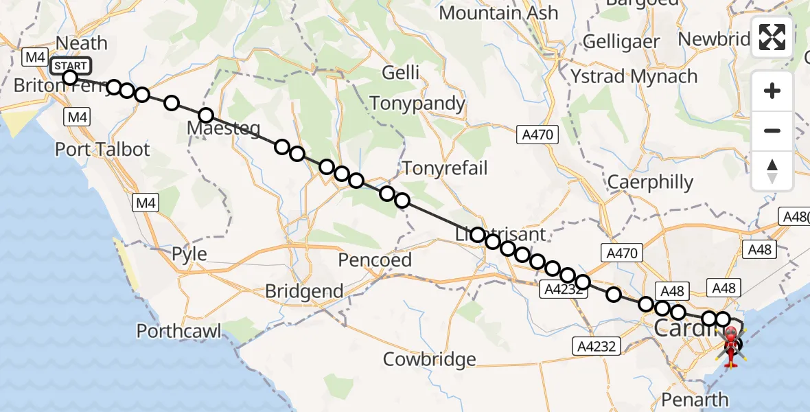 Air Ambulance Helicopter on its way from Neath | 8 June 2026 21:37 ...