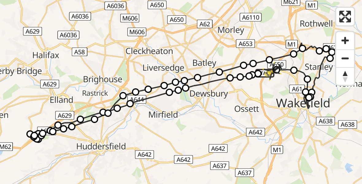 Police Helicopter on its way from East Ardsley | 9 June 2026 13:38 ...