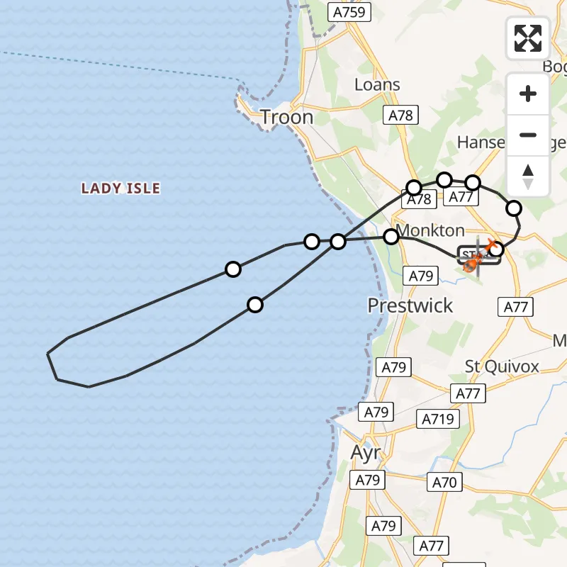Coastguard Helicopter on its way from Glasgow Prestwick Airport | 13 ...