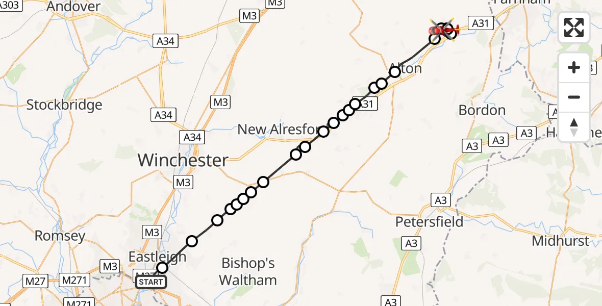 Air Ambulance Helicopter on its way from Southampton Airport | 13 June ...