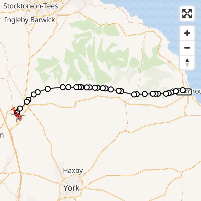 Air Ambulance Helicopter on its way from Scarborough | 15 June 2026 15: ...