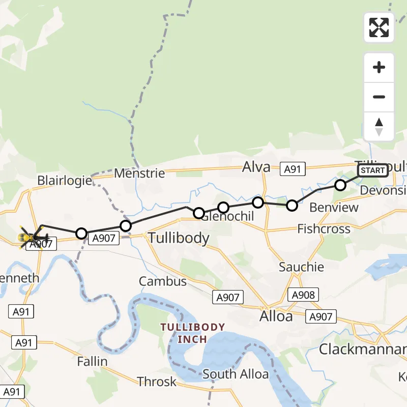 Police Helicopter on its way from Tillicoultry | 16 June 2026 15:08 ...