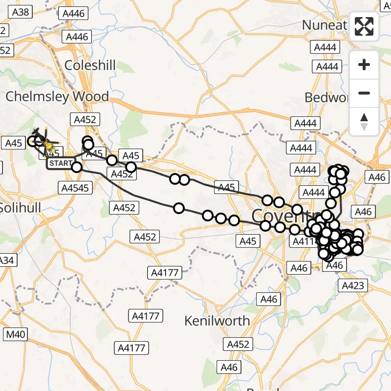 Police Helicopter on its way from Birmingham Airport | 18 June 2026 20: ...