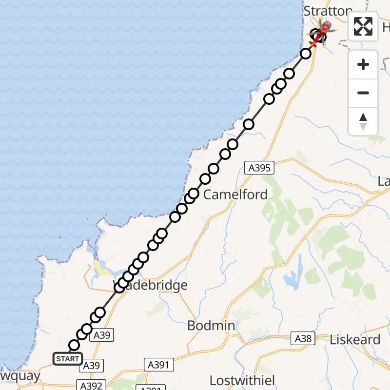 Air Ambulance Helicopter on its way from Cornwall Airport Newquay | 21 ...