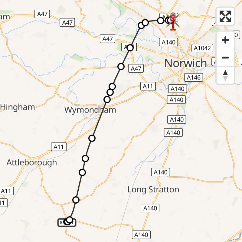 Air Ambulance Helicopter on its way from South Norfolk | 22 June 2026 0 ...