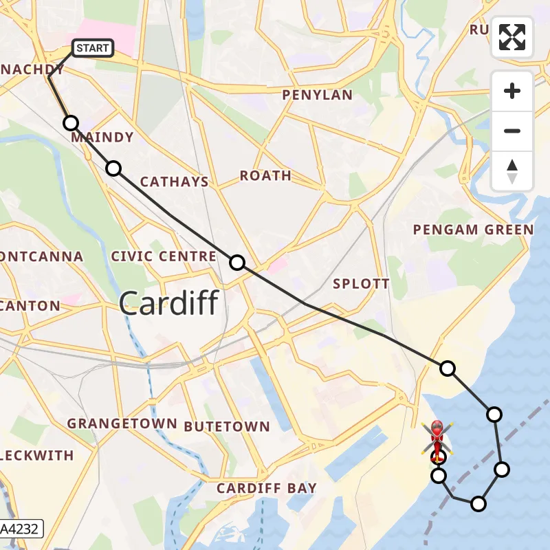 Air Ambulance Helicopter on its way from Birchgrove | 23 June 2026 22: ...
