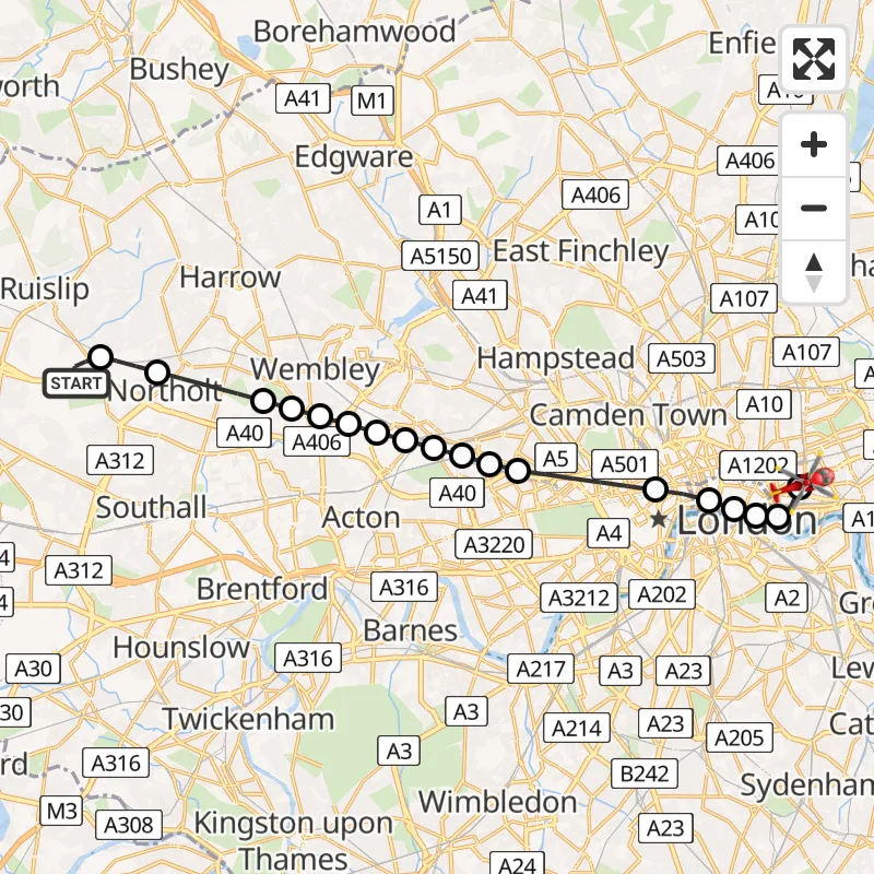 Air Ambulance Helicopter on its way from RAF Northolt | 24 June 2026 8: ...