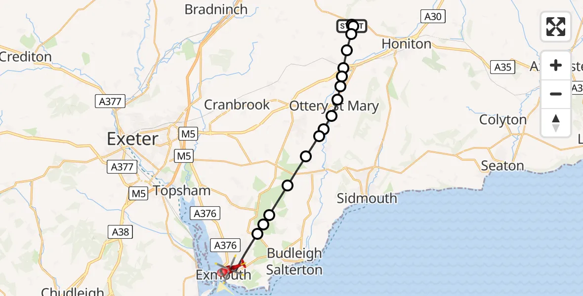 Air Ambulance Helicopter on its way from Buckerell | 24 June 2026 13:12 ...
